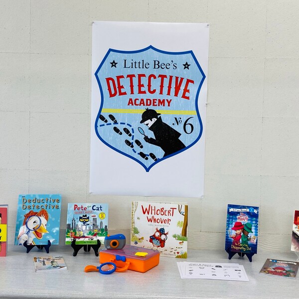 Detective Academy Birthday Party Backdrop Printable Sign - Editable PDF ...