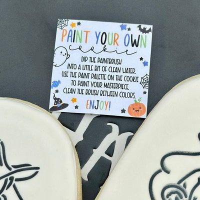 Happy Halloween Treat Bag Toppers/ Cookie Treat Bag Toppers/ Printable ...