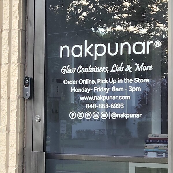 Personalized Business Window Decal - Your Company Name Vinyl Decal ...