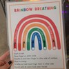RAINBOW Deep Breathing Grounding Calm Down Strategies Poster Coping ...