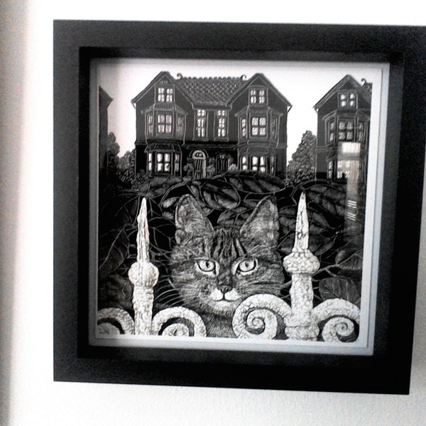 Art Card: Bees on Agapanthus Lily From Scraperboard Design - Etsy