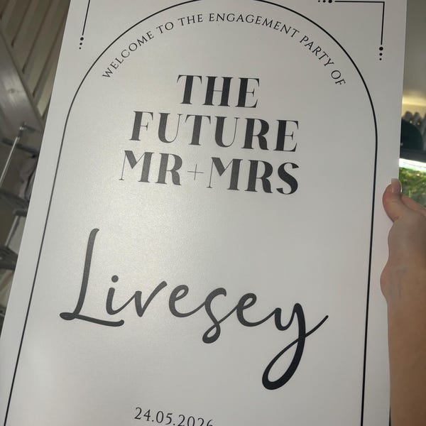 MINIMALIST Arch Wedding Welcome Sign, A1 or A2, Simple Welcome Sign ...