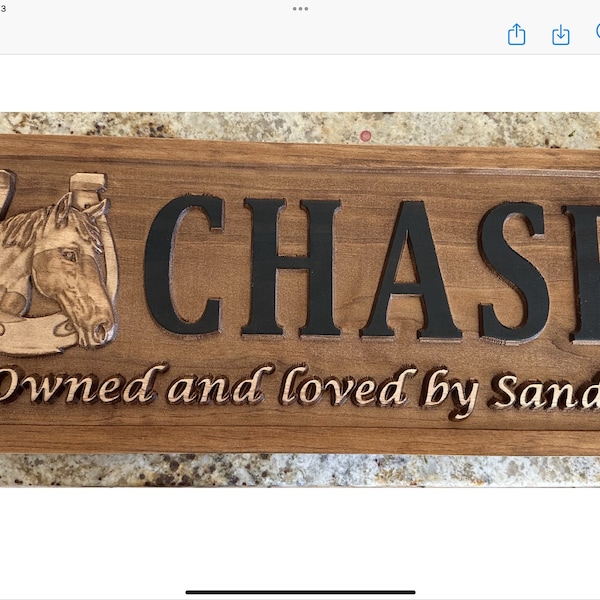 Horse Stall Ranch Sign Horse Barn Decor Rustic Wood Sign Personalized ...