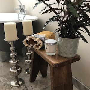 Rustic Wooden Milking Stool/ Bench | Etsy