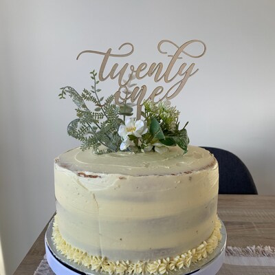 21st Cake Topper Twenty First Cake Topper custom Cake - Etsy