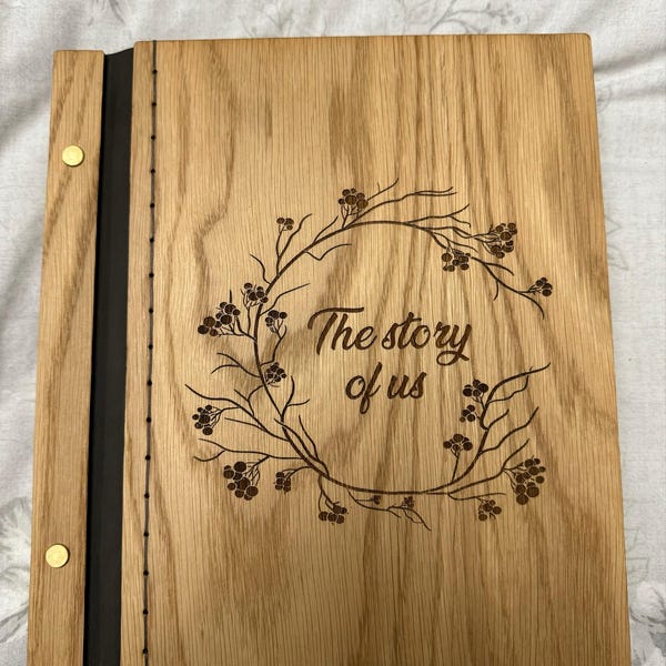 Photo Album Wooden , Personalization Photo Album, Original Gift for ...