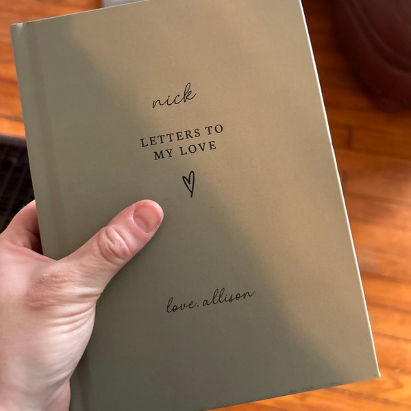 Personalized Couple Notebook- All the Things I Love- Reasons Why I Love ...