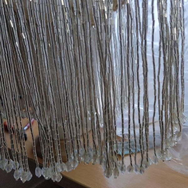 Dangling Fringe Trim,beaded Fringe Trim,heavy Bead Trimming for Dance ...