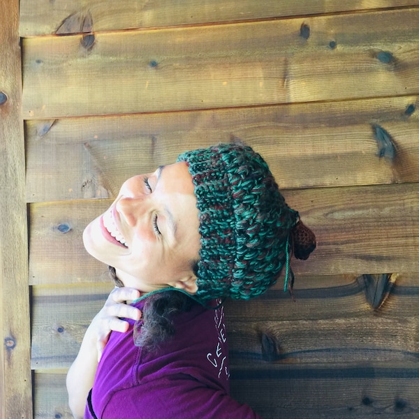 Forest Sprite Beanie Crochet Pattern PDF Instant Digital Download ...