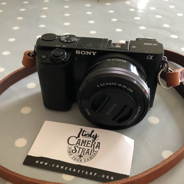 Leather Camera Strap Personalized Reflex Mirrorless Custom - Shoulder ...