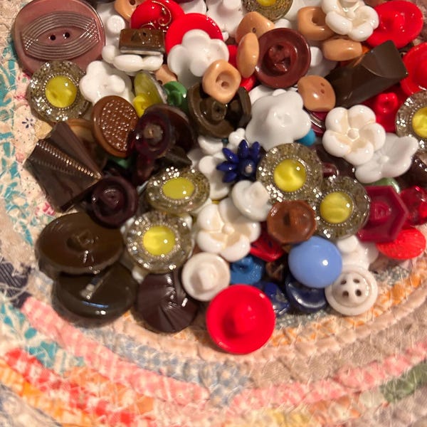 Vintage Starburst Mother of Pearl Sewing Buttons for Knitting and ...