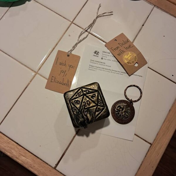 Celtic Engagement and Proposal Ring Box Medieval Wedding Gifts Norse ...