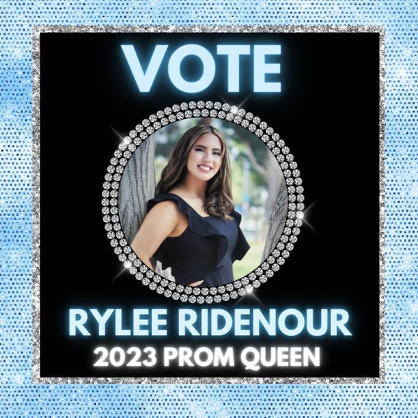 Vote Homecoming Queen, Class Campaign Sticker, Pin Button, Class ...