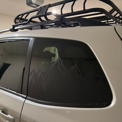 Fits 2018-2023 Subaru Crosstrek Rear Side Windows Mountain Tree Outdoor ...