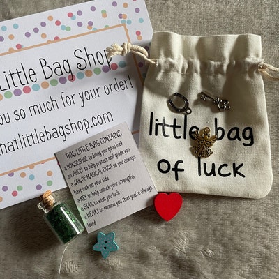Good Luck Gift, Luck Keepsake Gift, Positivity Gift, Thinking of You ...