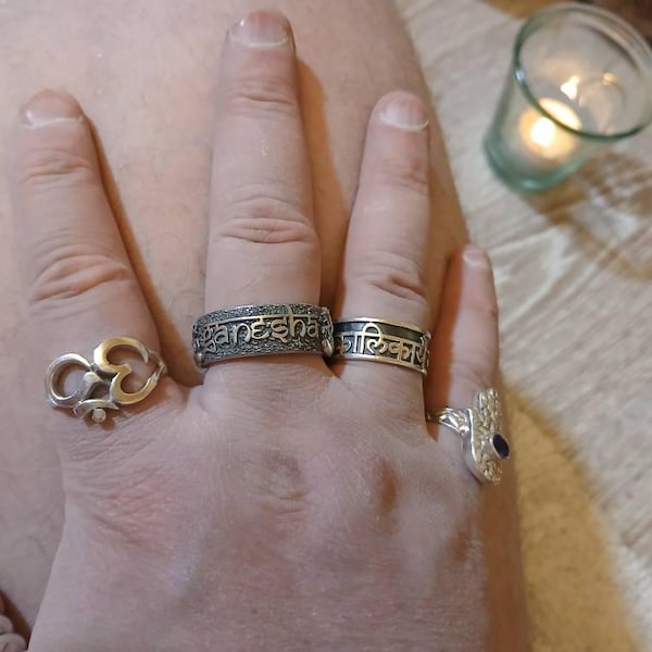 Mens Jesus Angels Ring Crucifix Cross Rings for Man Christian Catholic ...