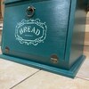 Teal Bread Box Bread Bin Handmade Bread Box - Etsy