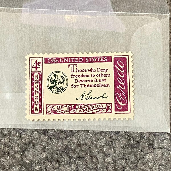 Library of Congress Unused Vintage Postage Mail Stamps US, Gold Postage ...