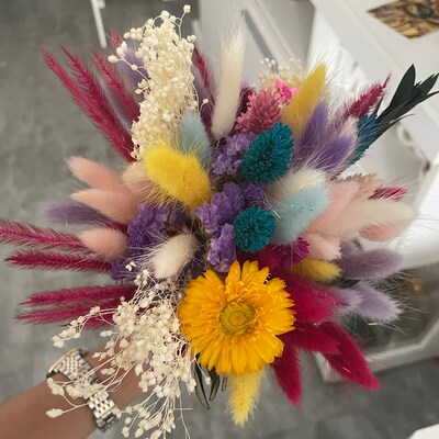 Dry and Preserved Botao Flowers, Dry Babala, Dry Worm Grass in Fuchsia ...