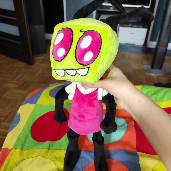 Plush Inspired by the Cartoon - Invader Zim - Alien - Etsy