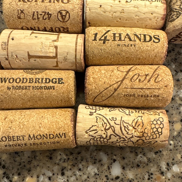 100 Wine Corks From Europe. Tons of Unique International Brands. - Etsy