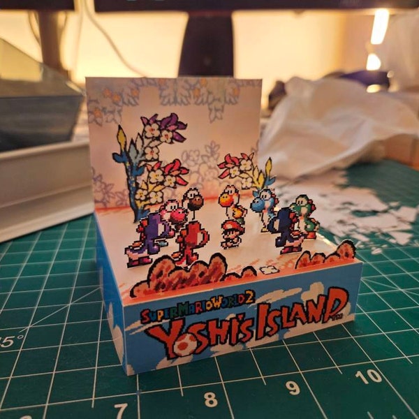 Diddy Kong Racing - DIY Papercraft Cube Diorama Template - N64 DKR - Etsy