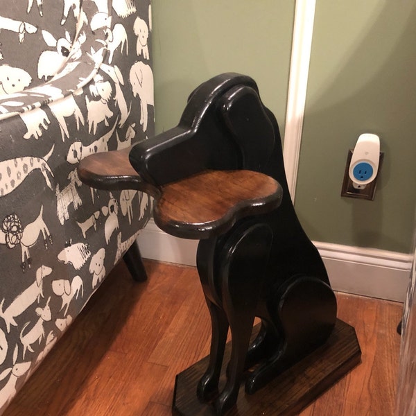 Labrador Dog Table, Handmade, Solid Wood, 28 Inches Tall - Etsy