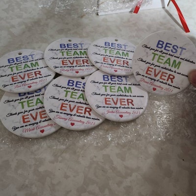 Best Team Ever Ornament, Best Team Ever Gifts for Coworkers Bulk ...