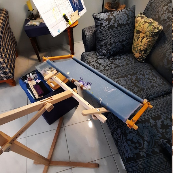 Needlework Floor-standing Type Stand Made of Natural Organic Beech Wood ...