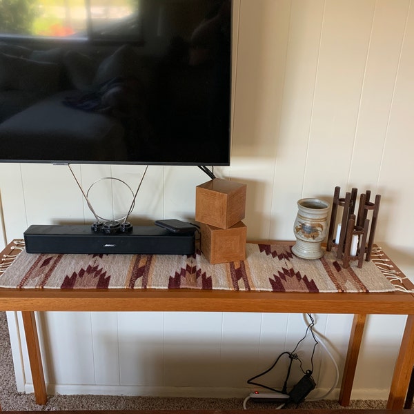Zapotec Southwest Wool Table Runner / Wall Tapestry Measuring 72 X 16 ...