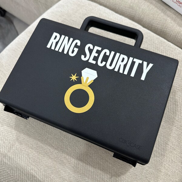 Ring Security Briefcase, Ring Bearer Briefcase, Ring Security Case ...
