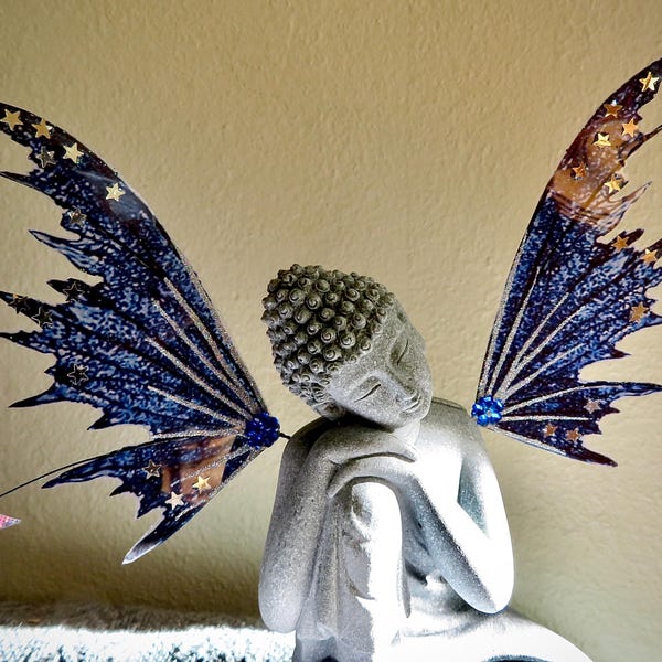 OOAK Gorgeous Handmade Sparkly Fantasy Fairy Wings for Dolls. Choose ...