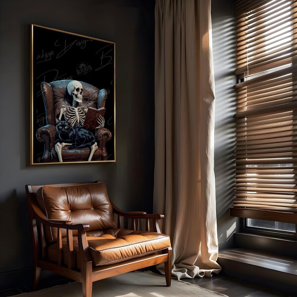 Horizontal Gold Frame Photoshop Mockup Template in Interior Mid-century ...