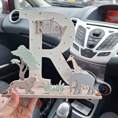 Dinosaur Wooden Shapes, Dino Land Scene, Paint Your Own, Kids Arts and ...