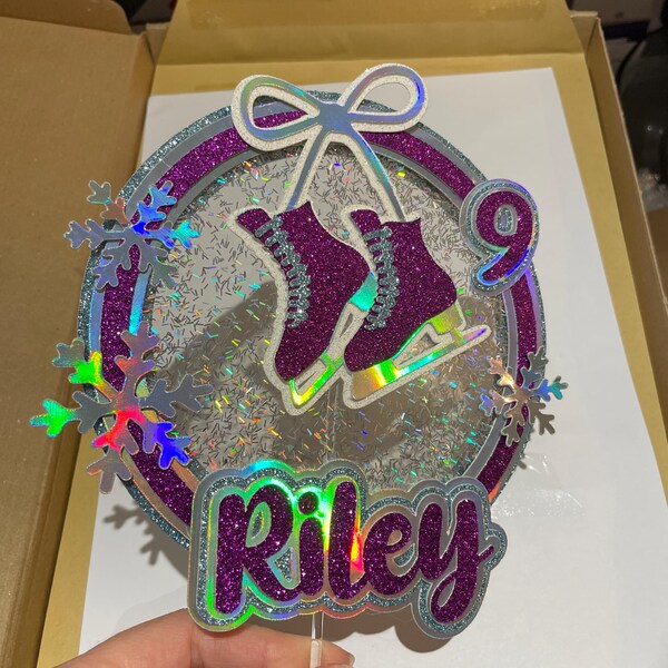 Bingo - Bingo Themed - Cake Topper Decoration - Glitter Layered ...