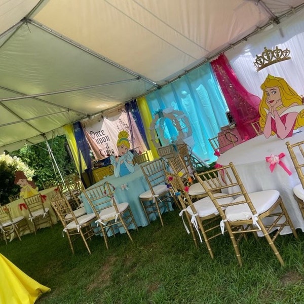 Princess Bust Table Top Decor, Princess Bust Cutouts, Princess Party ...