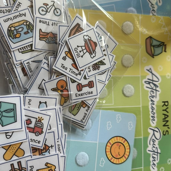 Morning, Afternoon & Evening Routine Chart, Planning Toddler Bedtime ...