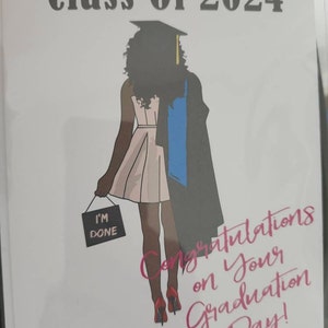 Printable Congratulations Black Man Graduation Card Printable Instant ...