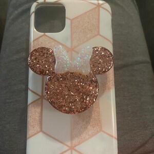 Rose Gold Minnie Mouse Popsocket | Disney World | Disneyland | Cute ...