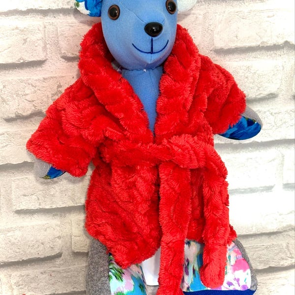 DRESSING GOWN PDF Pattern & Tutorial. Fits 15-18 Inch Bears Such as ...