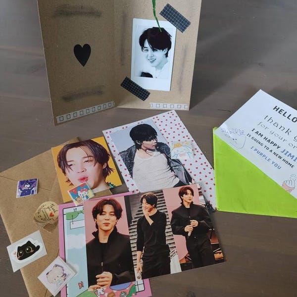 BTS Jimin Bookmark - Etsy