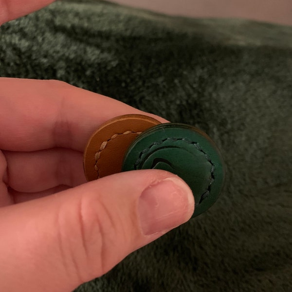 Leather Magnetic Slider Fidget - Etsy