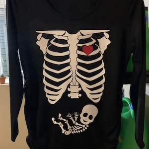 Pregnant Skeleton SVG - Etsy