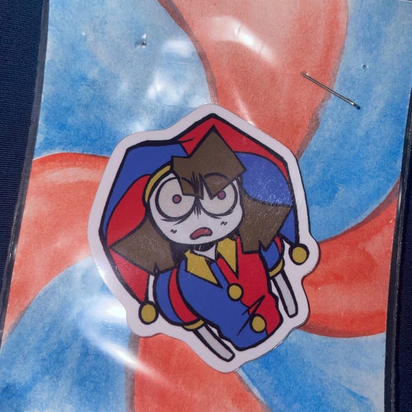 Amazing Digital Circus Stickers | Pomni, Jax, Caine | Matte Vinyl (5 ...