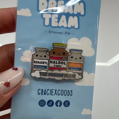 Emergency Nurse Sticker Pack, Dream Team Ativan, Haldol, Benadryl, ER ...