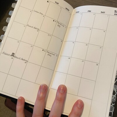 Midori Insert Weekly Calendar A5 Regular Wide B6 Personal A6 Pocket FN ...