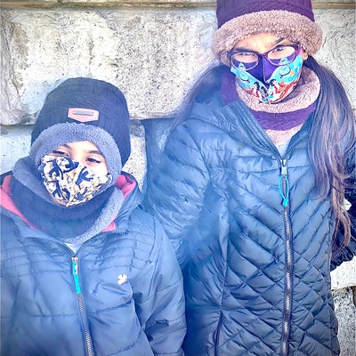 Washable Stretchy Face Mask Breathable Unique Flower Design Fast ...