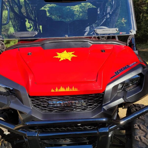 Treeline Vinyl Sticker Decal - Etsy