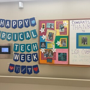 Surgical Scrub Tech Printable Sign, Happy Surgical Scrub Tech Week ...