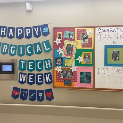 Surgical Scrub Tech Printable Sign, Happy Surgical Scrub Tech Week ...